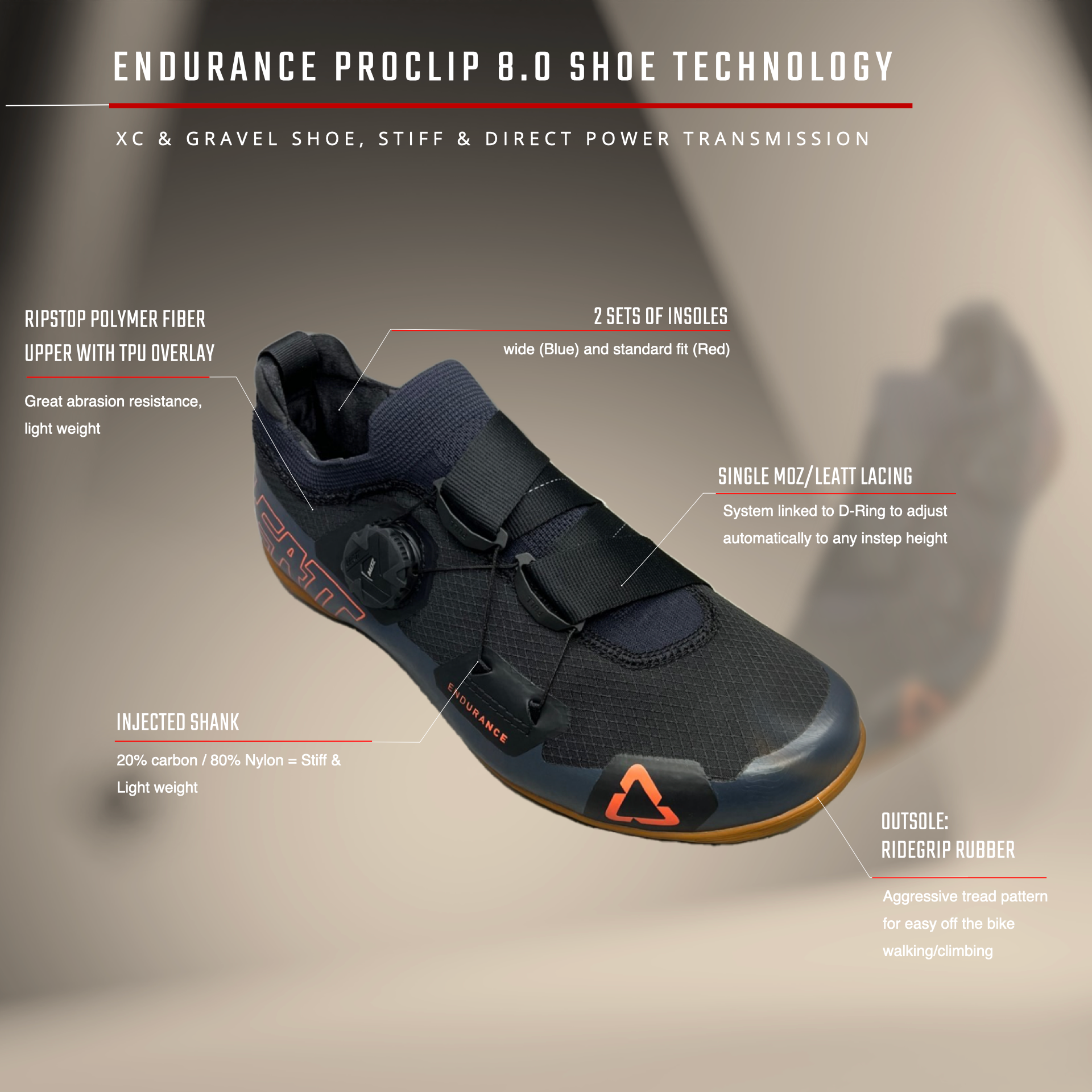Shoe ProClip 8.0 Endurance
